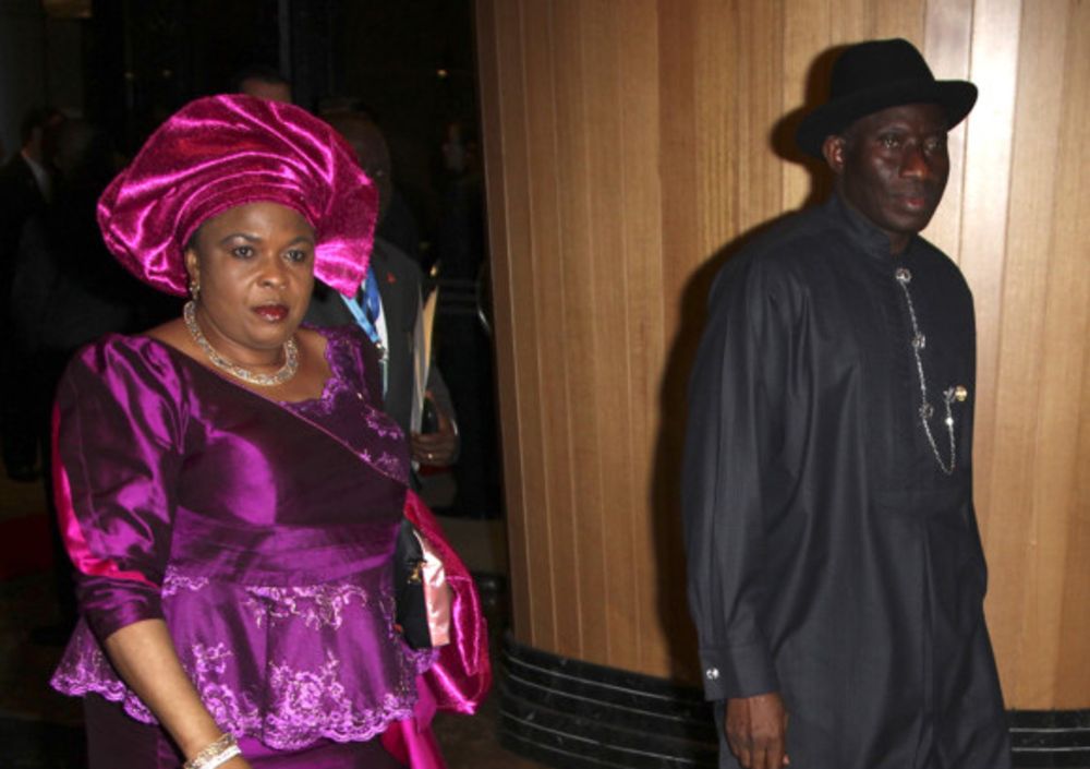 Nigerian first lady hospitalised
