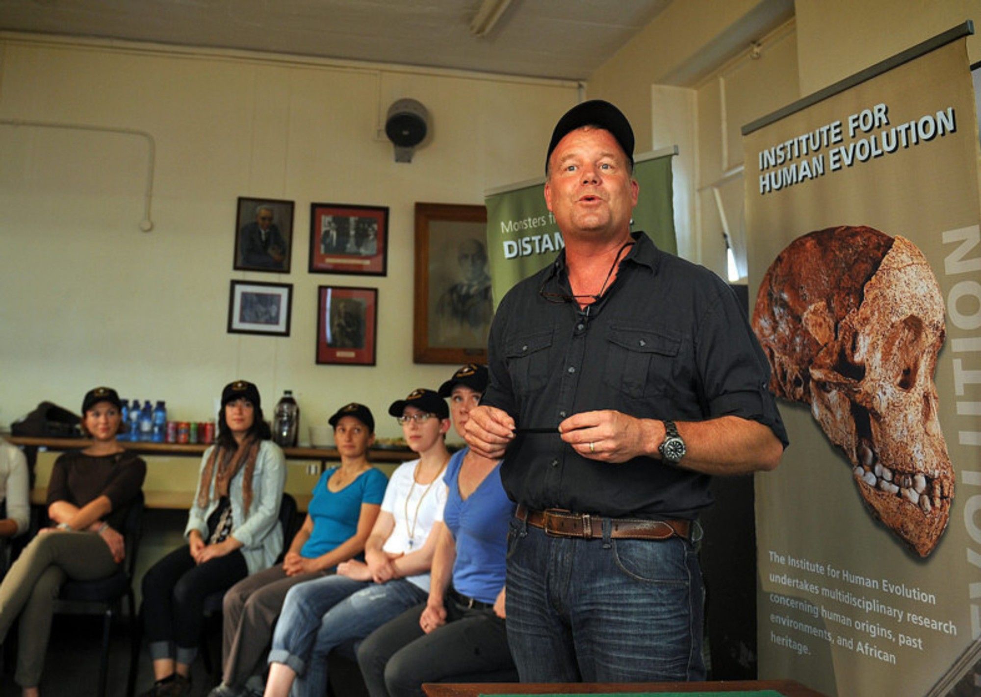 Digging for bones in SA cave