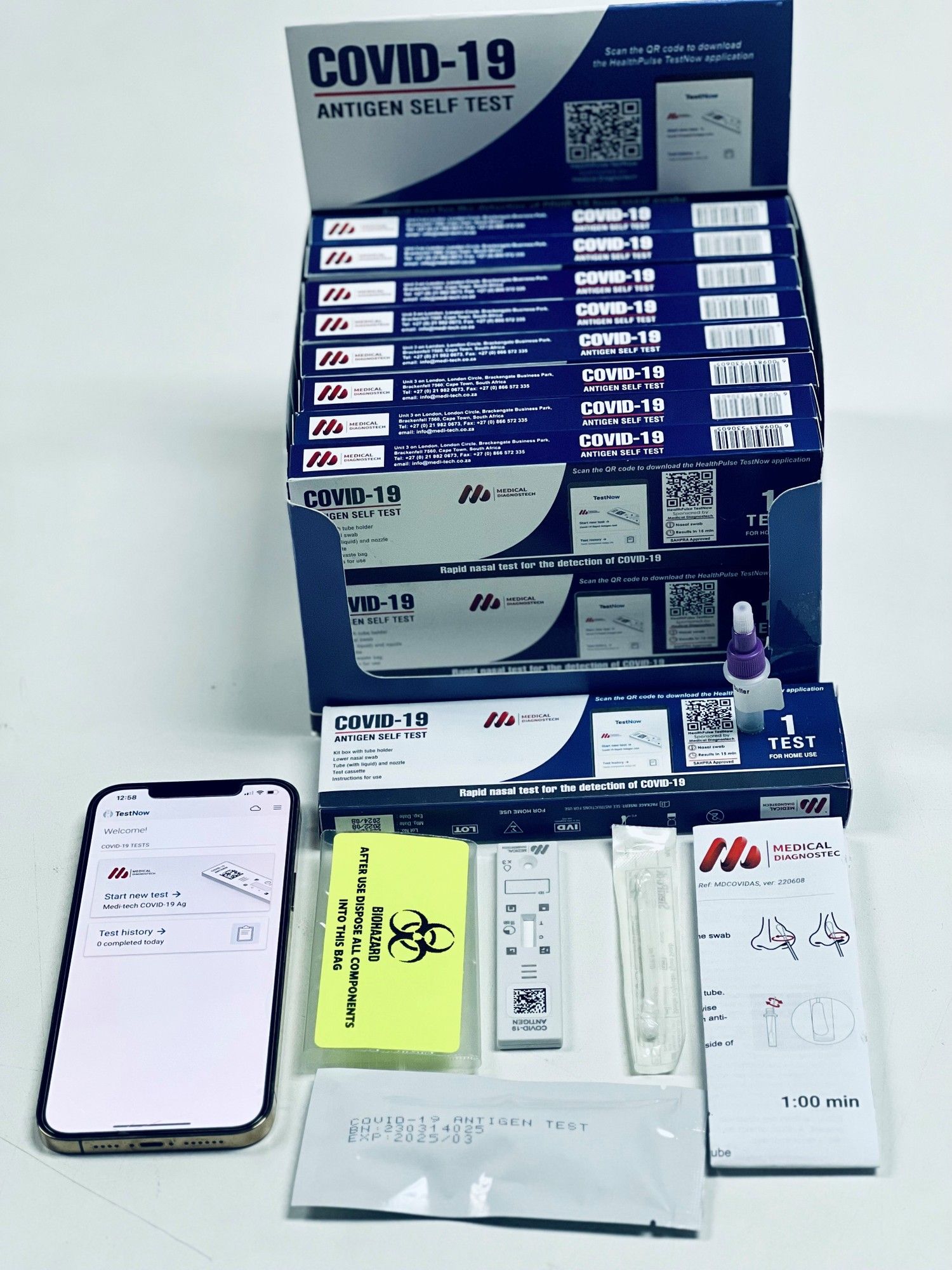 SA’s first Covid-19 self-testing kit launched