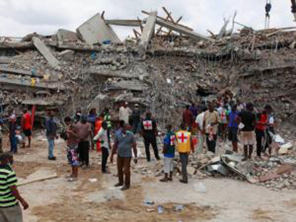 Death toll rises in Nigeria building collapse