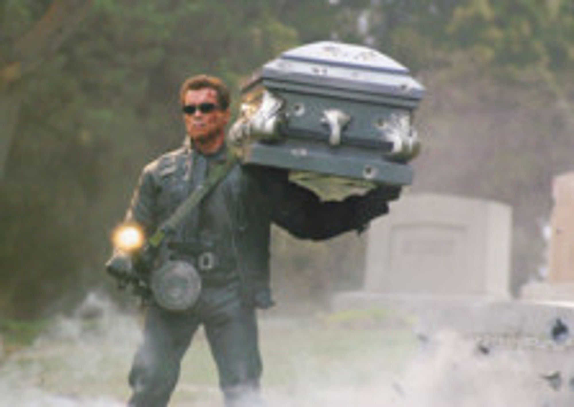 Arnie muscles in on TV