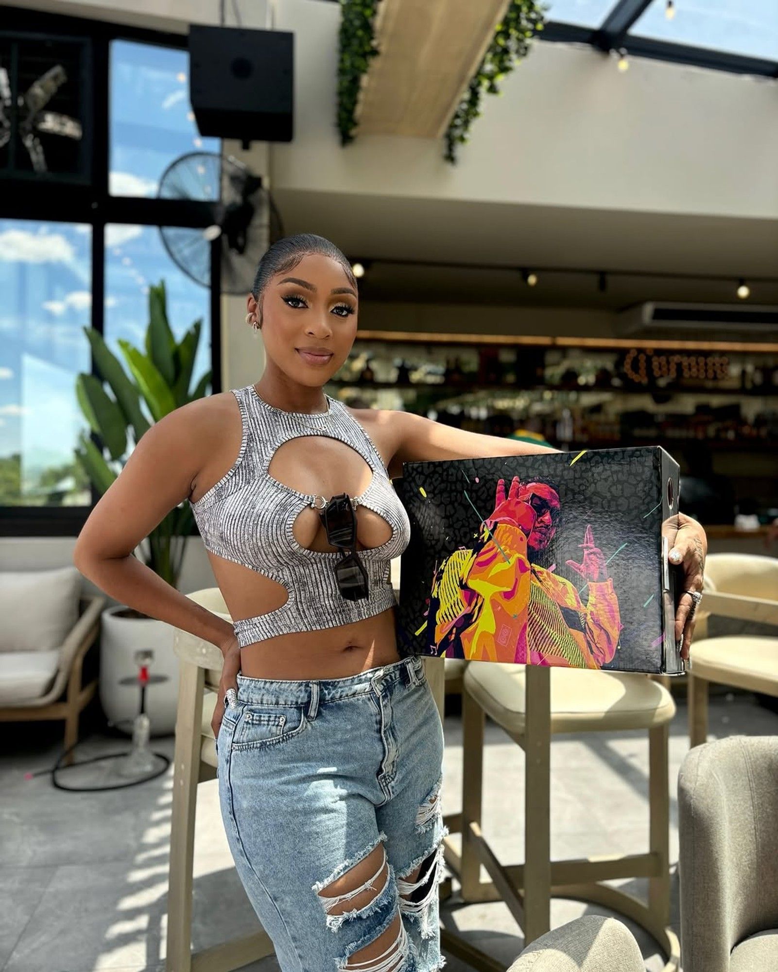 Nadia Nakai proudly displays AKA’s SneAKA 2. 0 sneakers: a tribute to his legacy