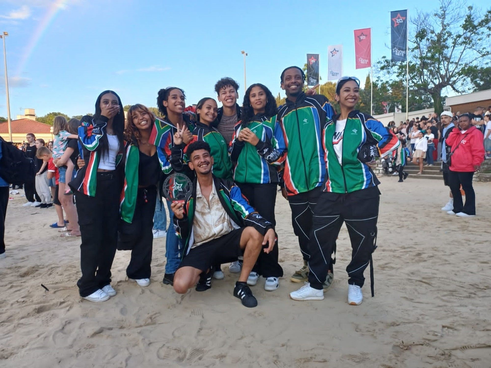 Dance crew flies SA flag: Cape hip hop troupe comes in second at ...