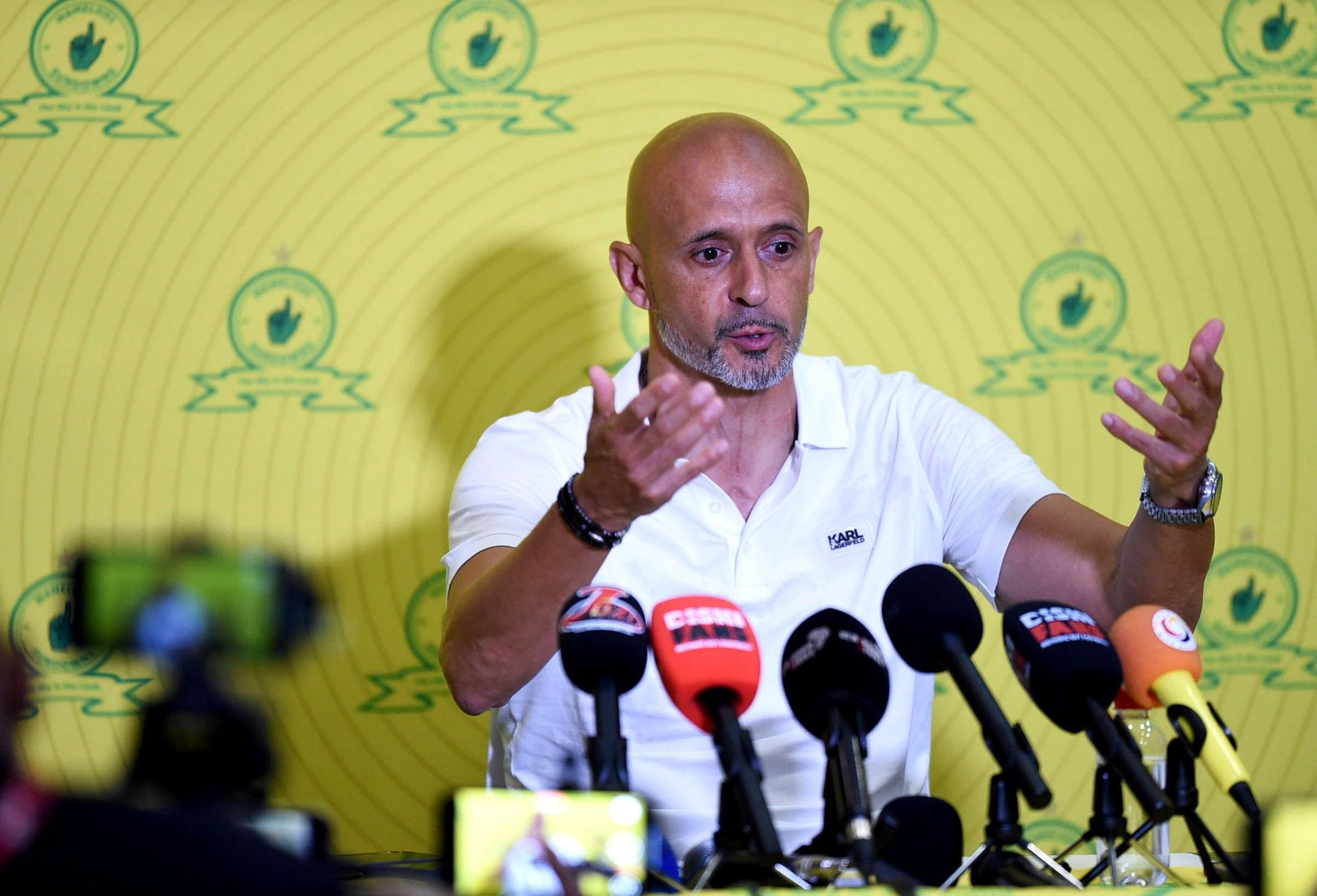 Sundowns Coach Cardoso: 'Real pressure was bombs falling near my home'