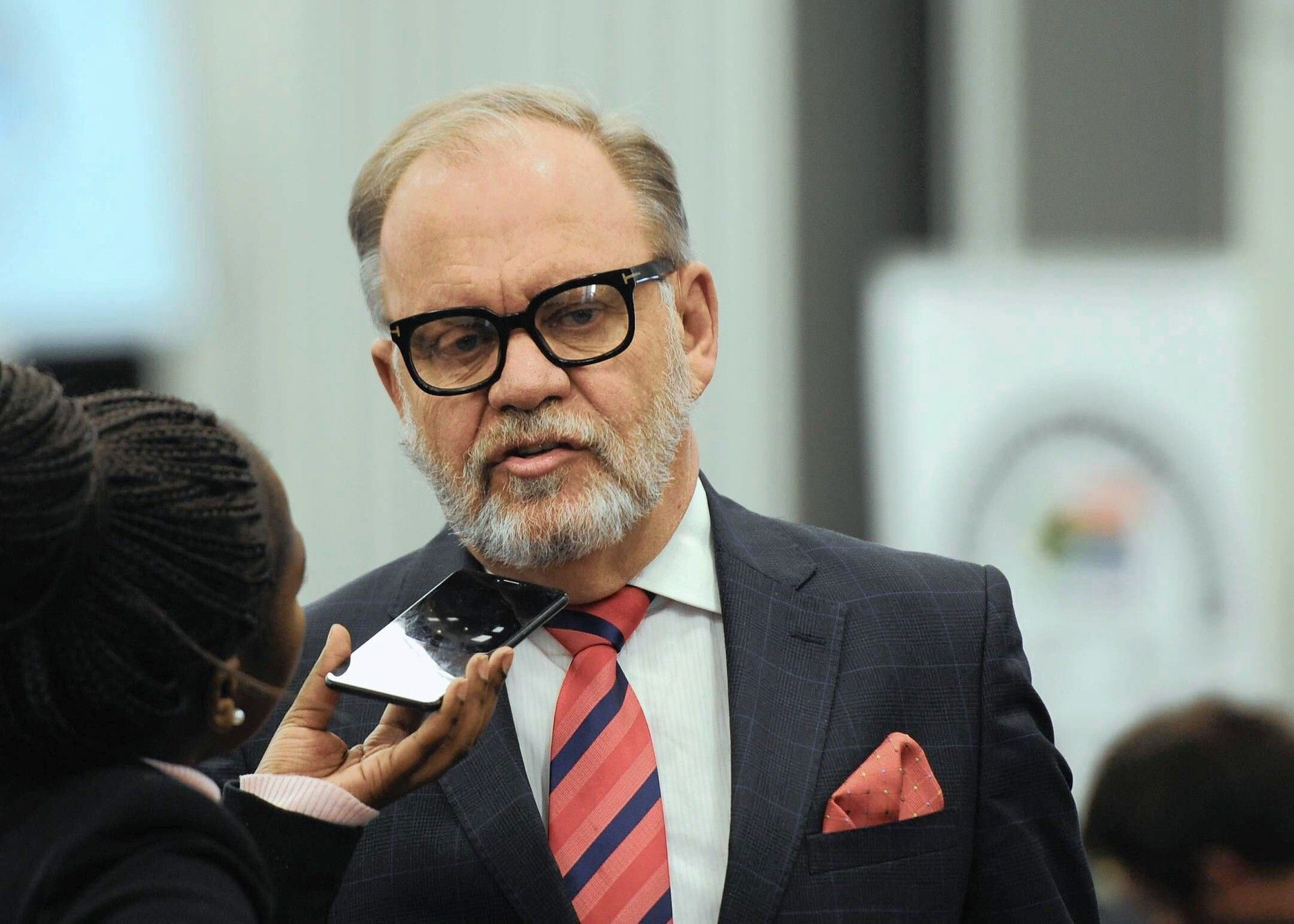 Radical Economic Transformation Movement founder Carl Niehaus presents ...