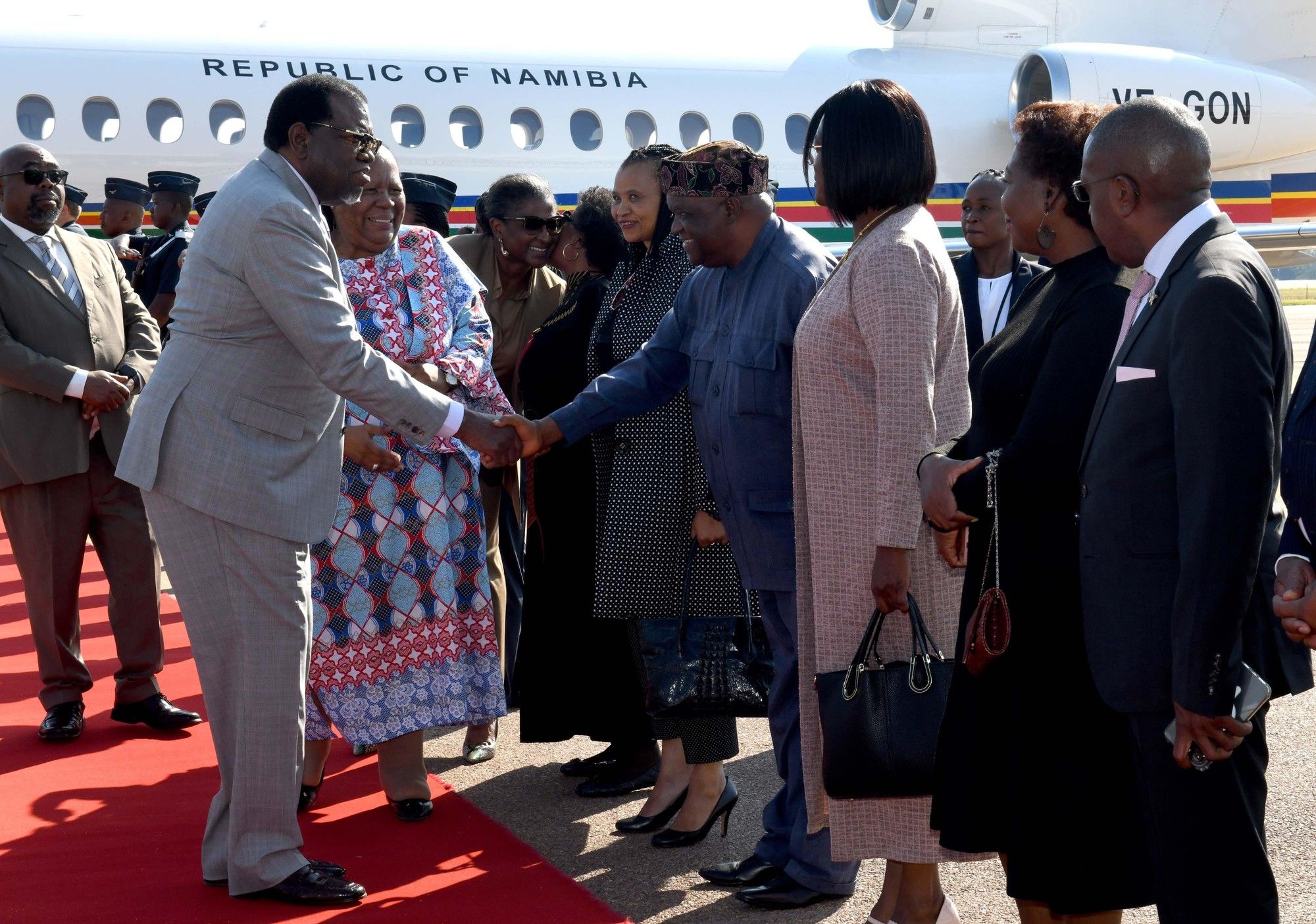 Namibia President arrives in SA for State visit