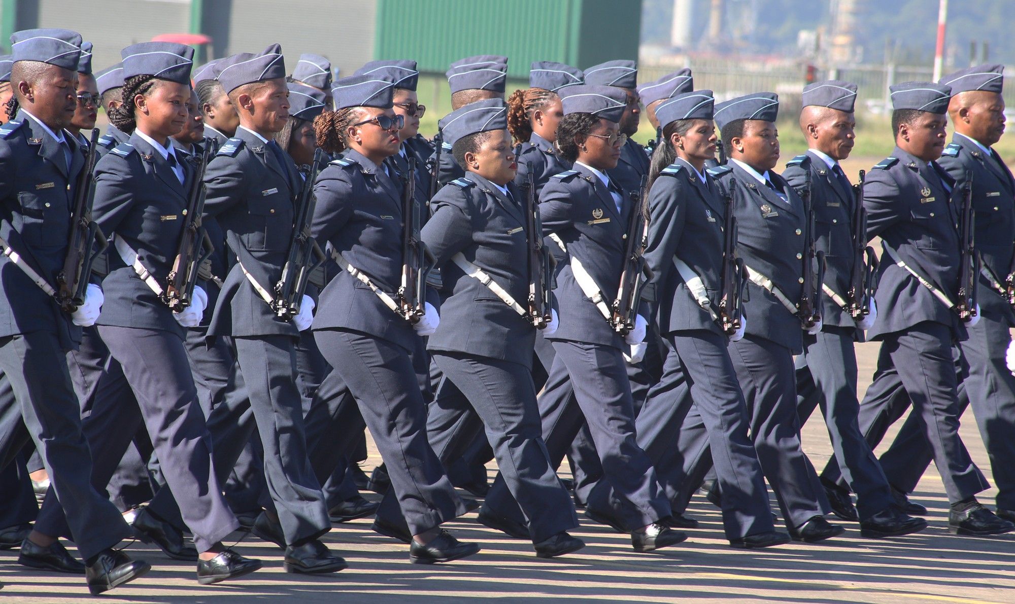 Durban medal parade for SAAF staff