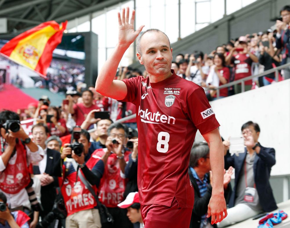 Andres Iniesta aims to ‘conquer Asia’ in J-League