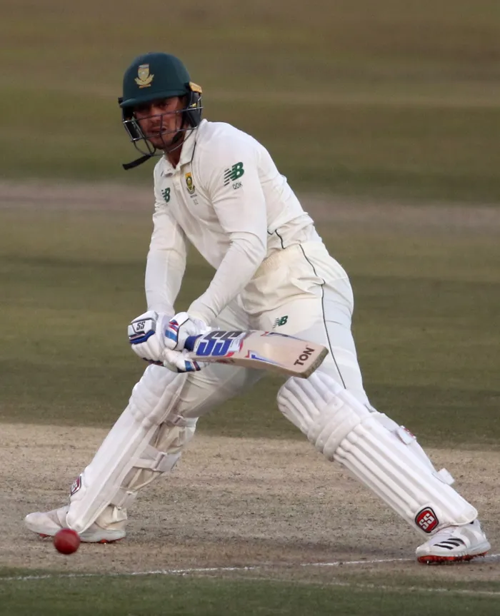 Looking for the laid-back Quinton de Kock