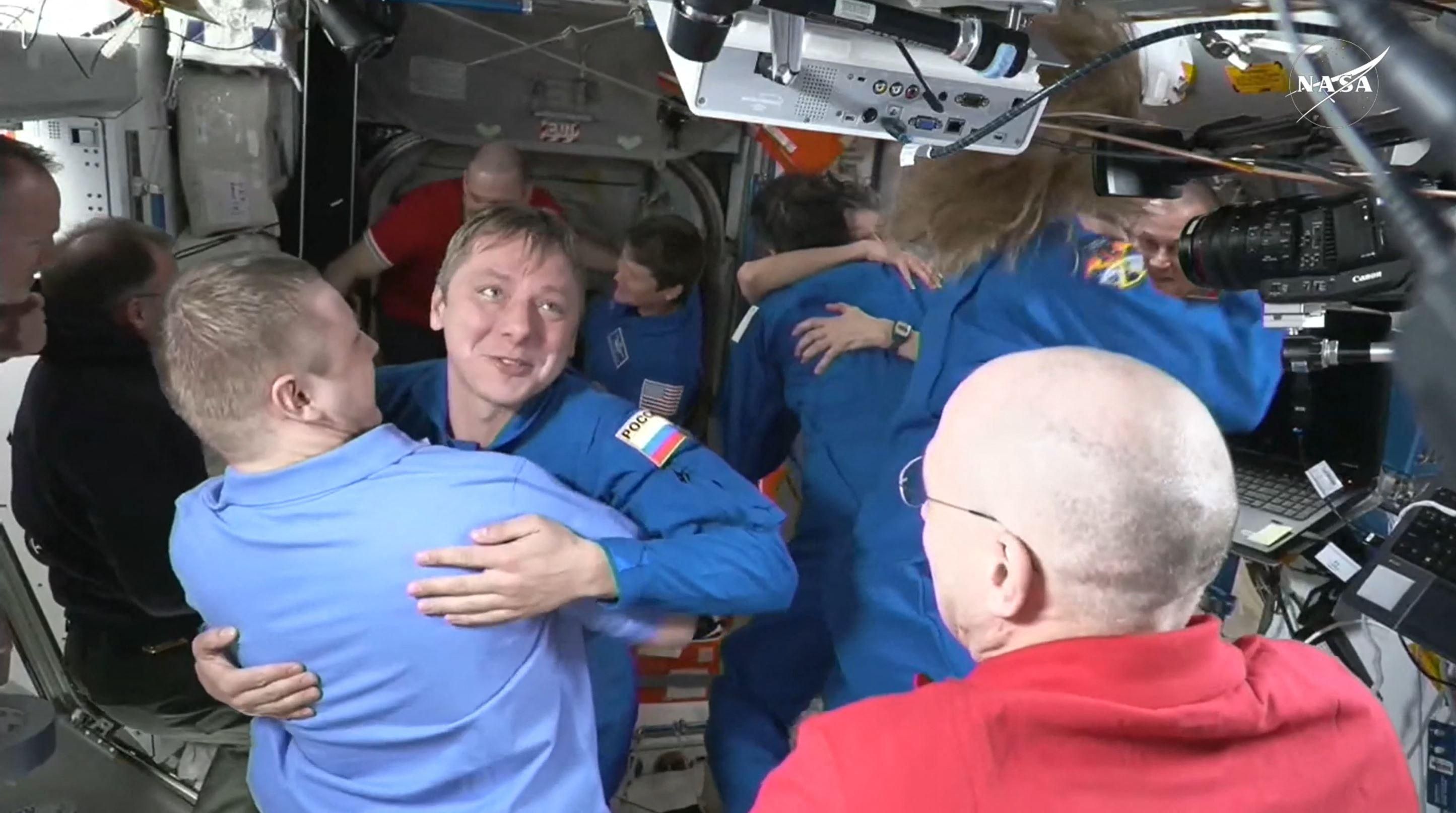 Astronauts finally head home after unexpected nine-month ISS stay