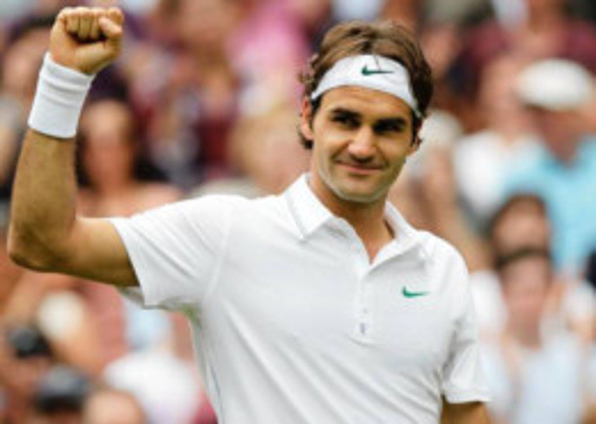 Up close with Roger Federer…