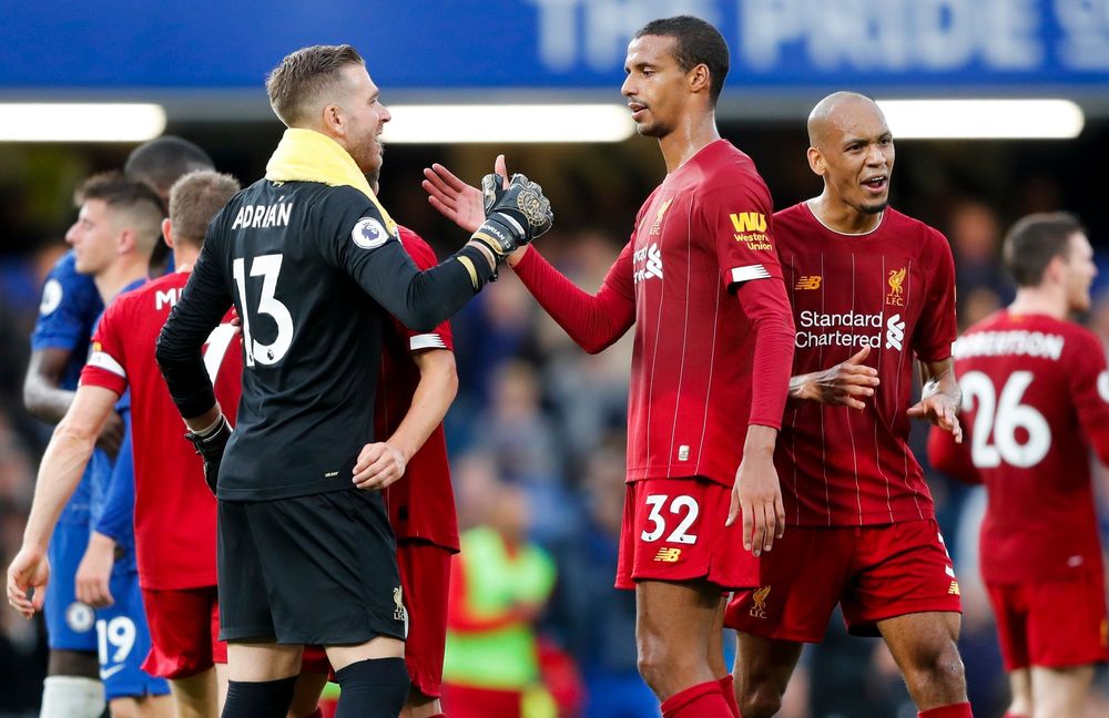 Leaders Liverpool stay perfect with 2-1 win at Chelsea