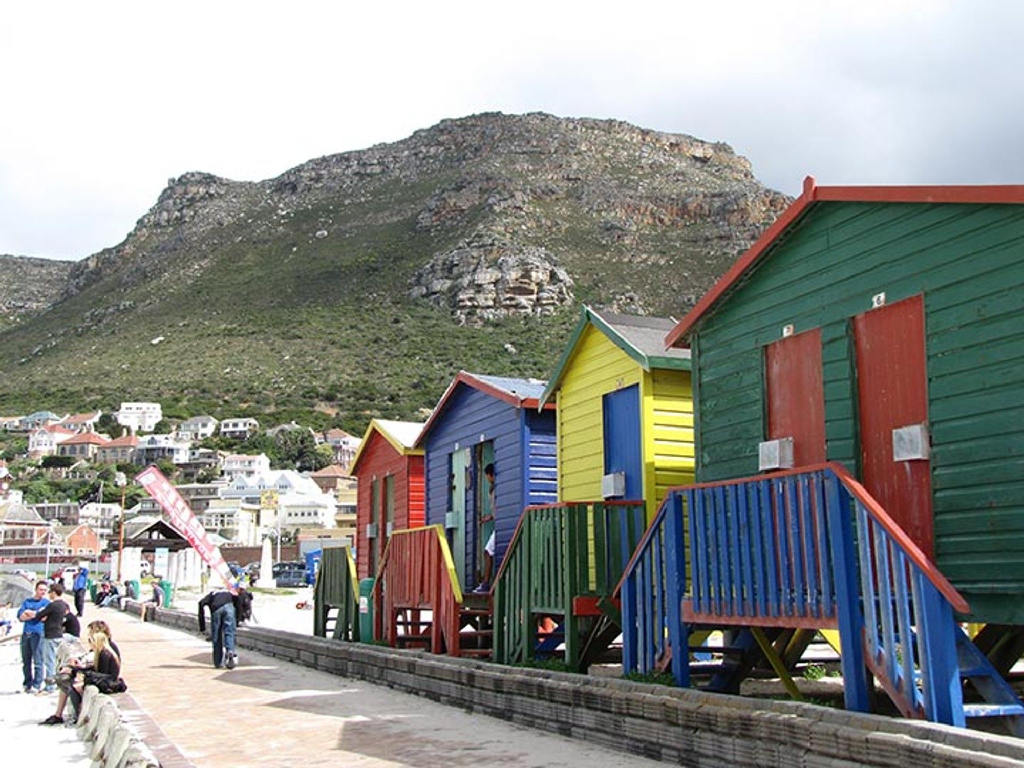 Restoration work begins on iconic colourful huts along Muizenberg beach