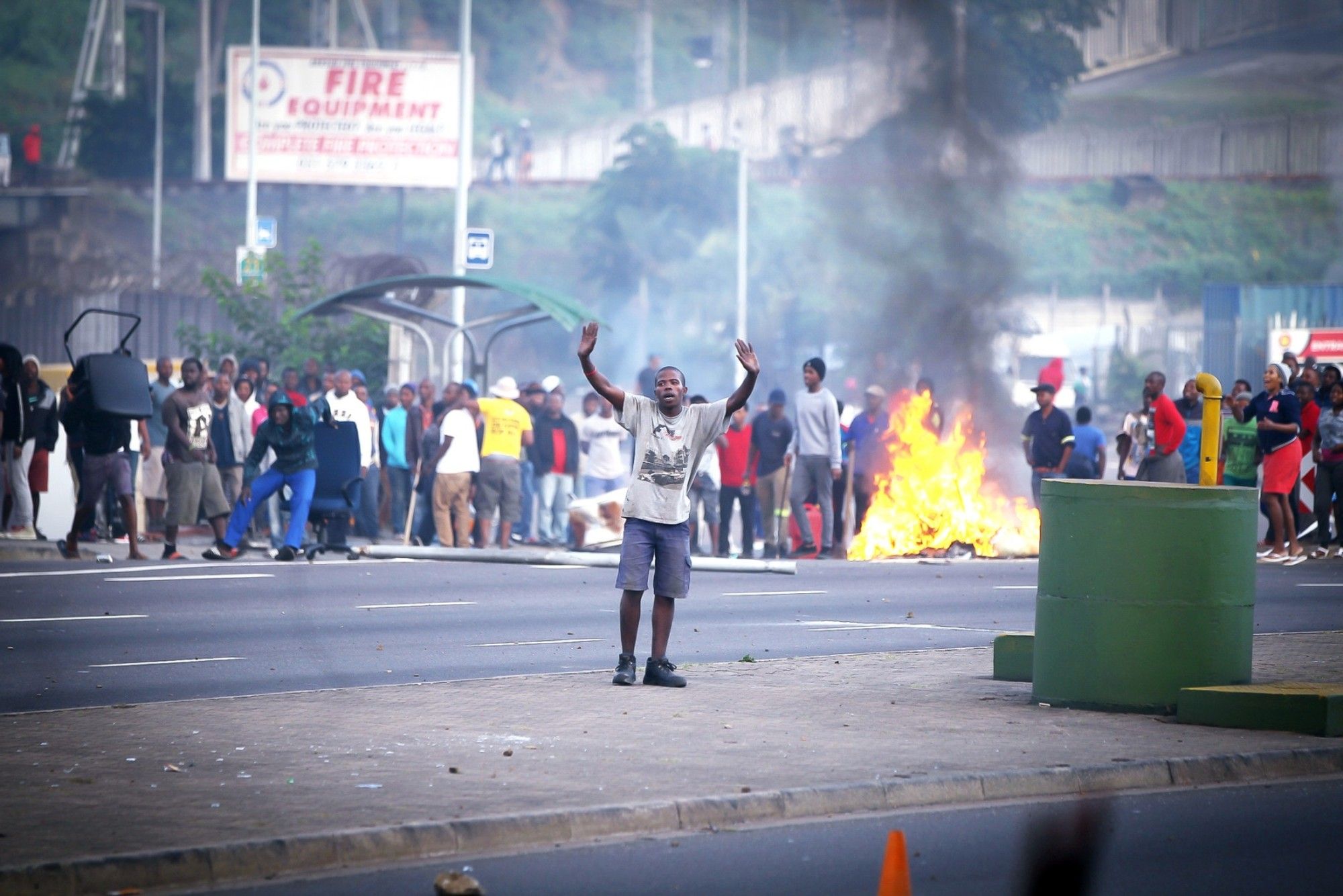 Durban protests: Tweets from the streets