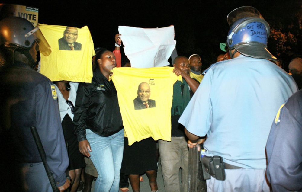 Riot police dispatched to ANCYL lecture