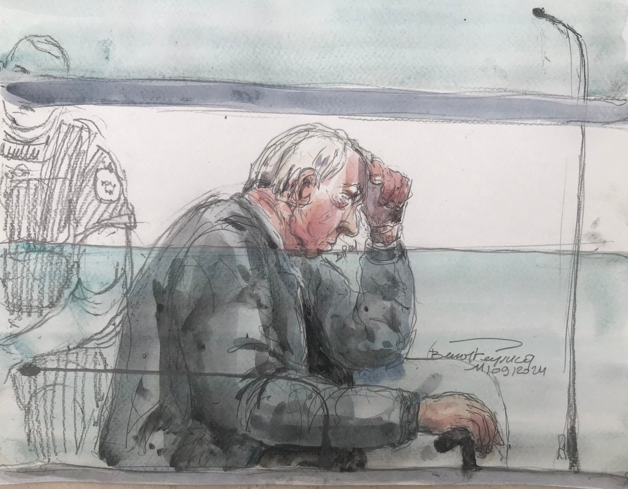 Frenchman in mass rape trial again excused from hearing: judge