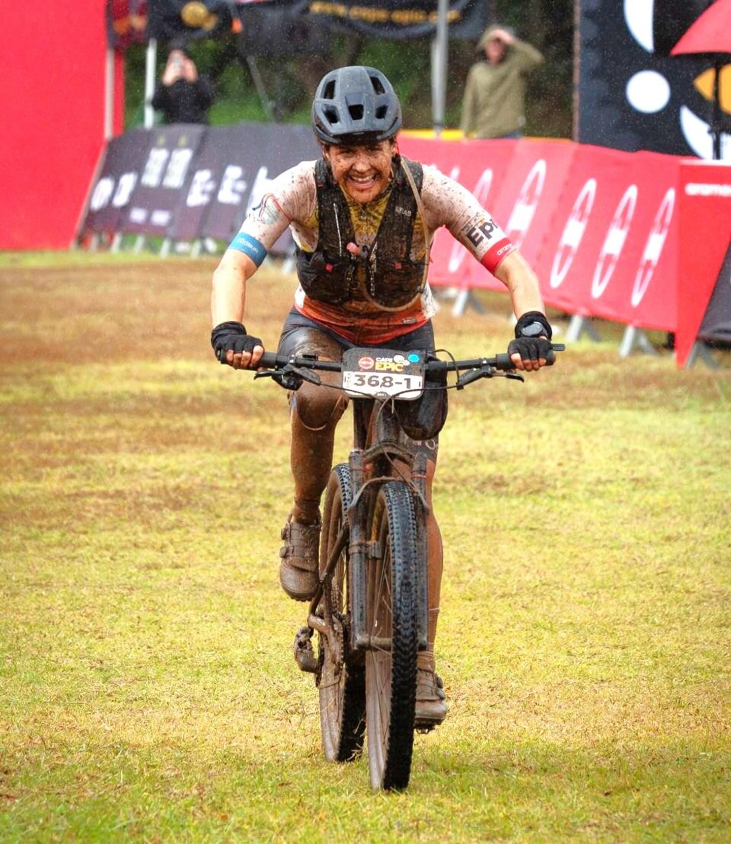 Amputee cyclist conquers gruelling Cape Epic for Pinelands charity