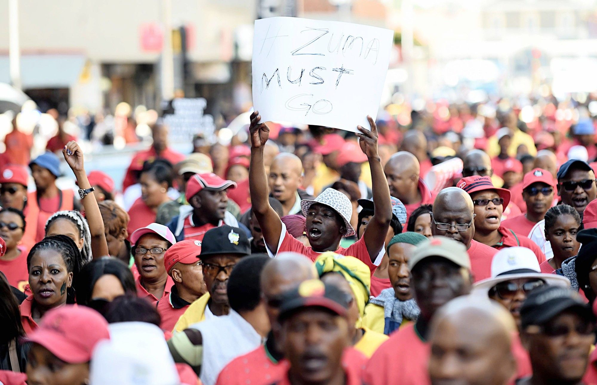 Employees rise against premier's plan to 'purge' Zuma protesters