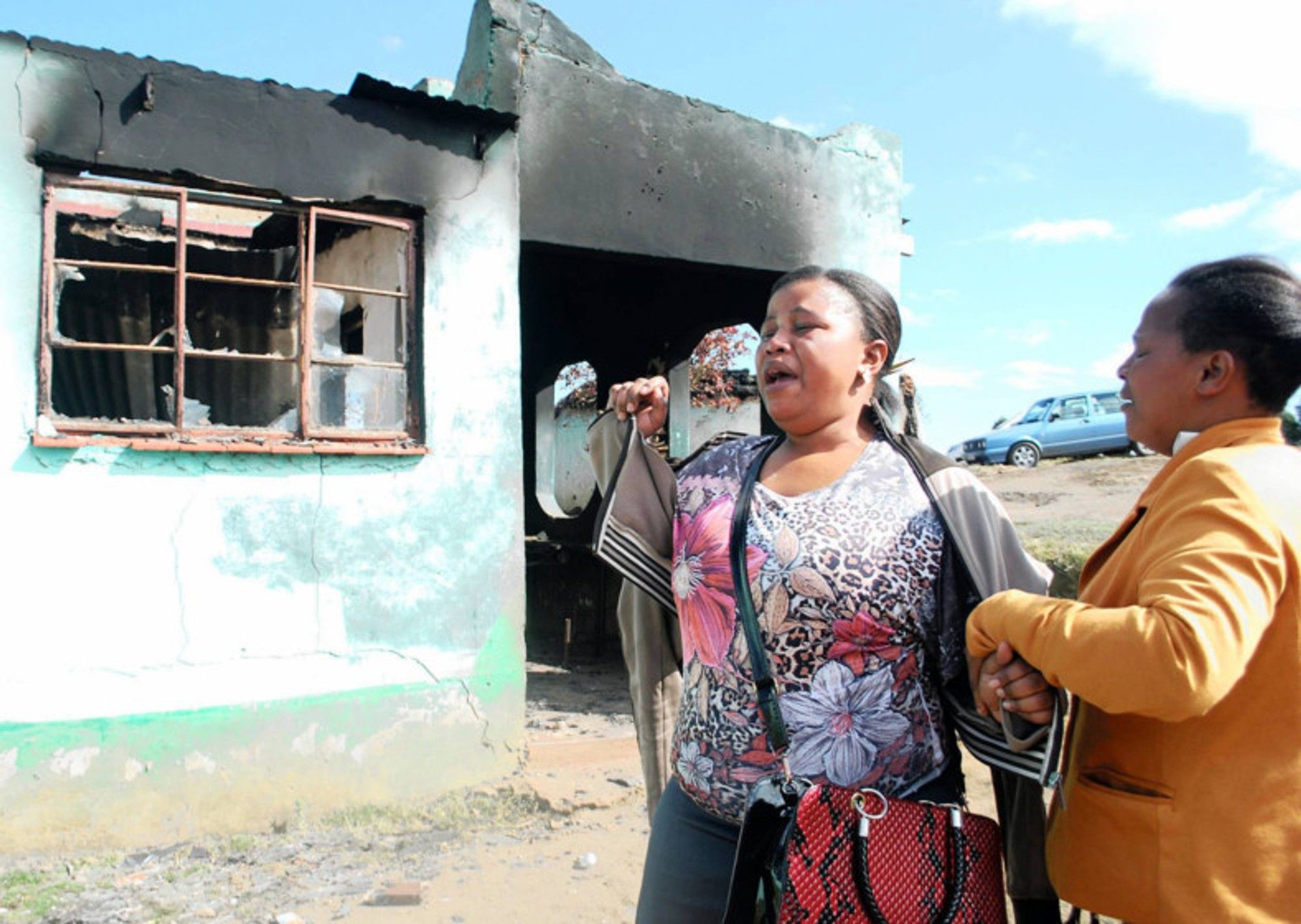 Massacre survivor arrested