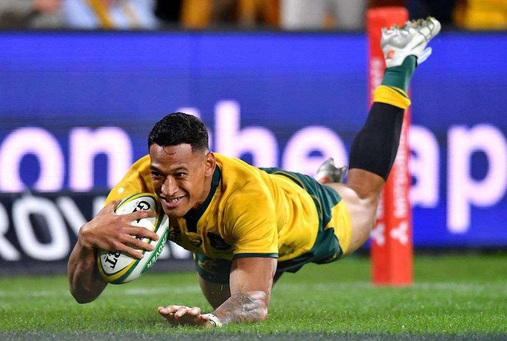 Wallabies star Folau cited for dangerous play in Irish Test