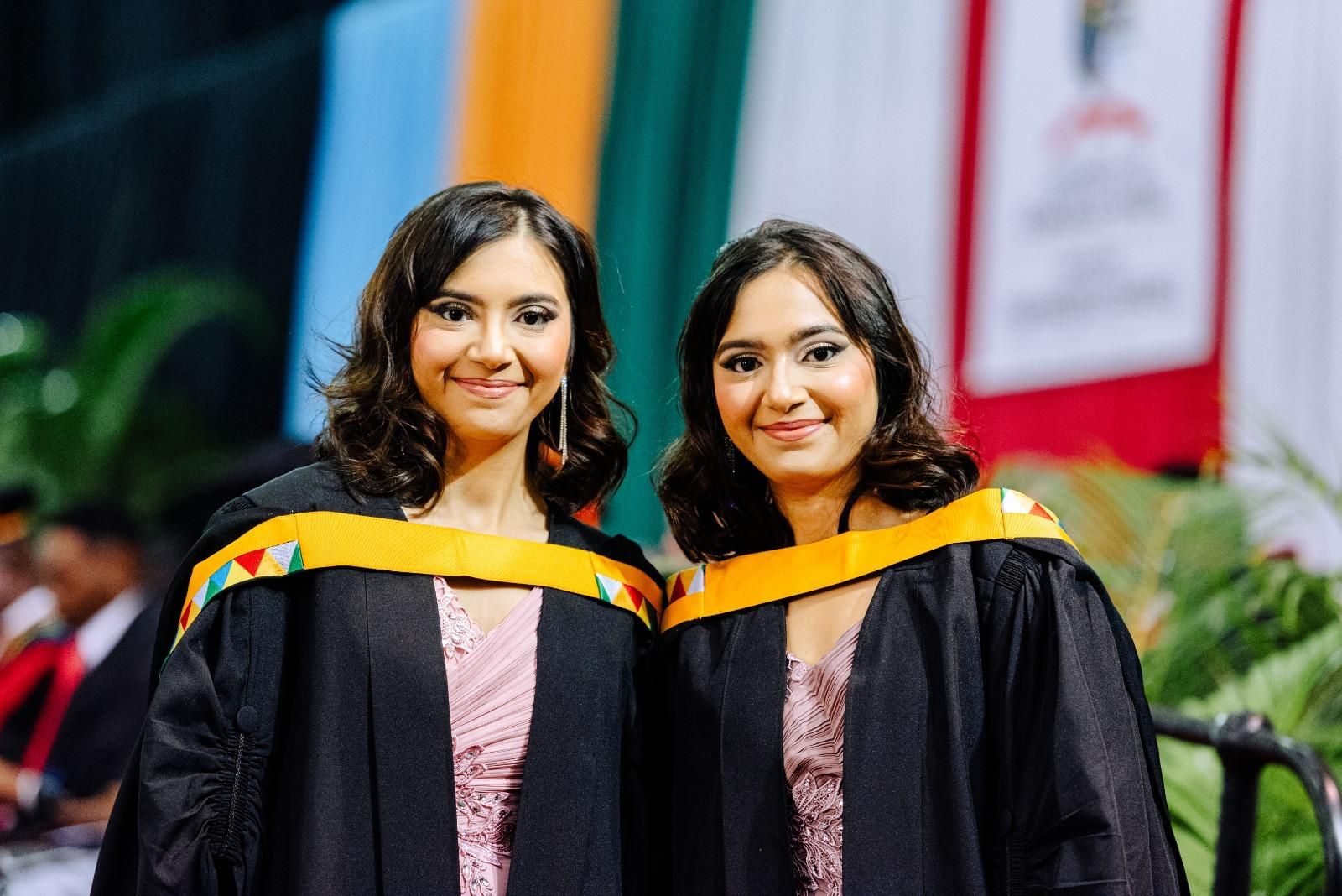 Twin sisters Alka and Jhanvi Januk graduate with LLB degrees from UKZN