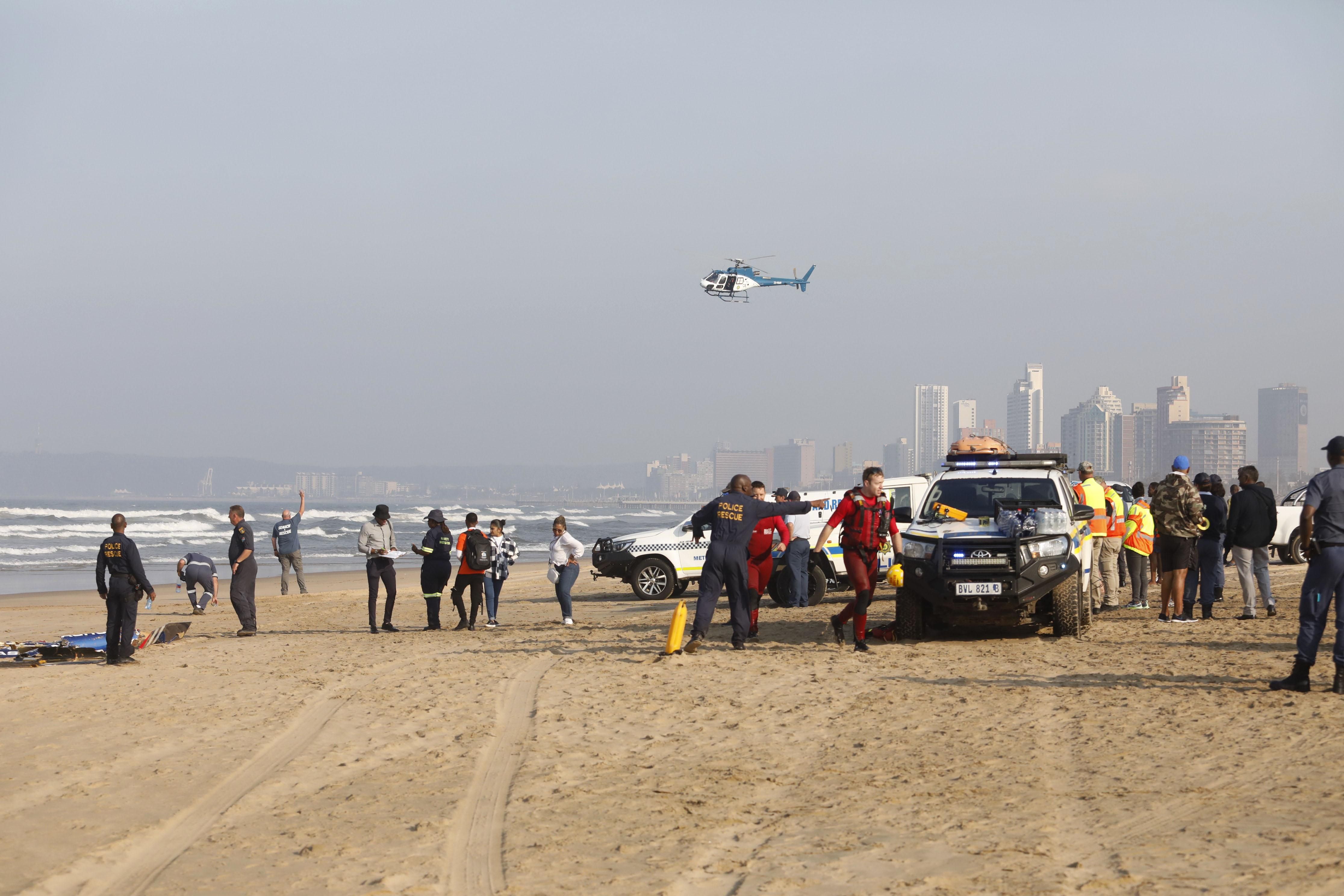 Rescue teams continue search for missing pilot after Durban plane crash