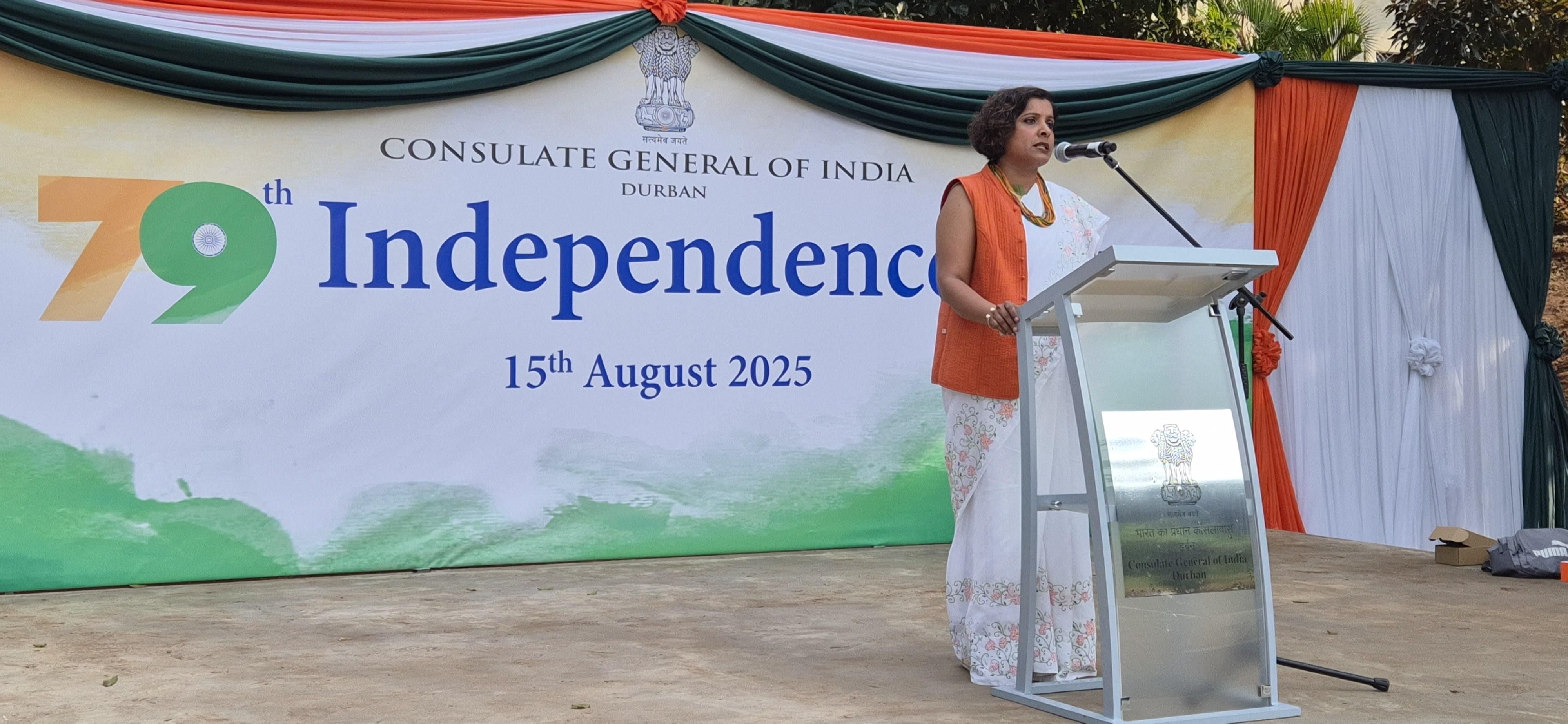 Celebrating India's 79th Independence Day at Durban's India House