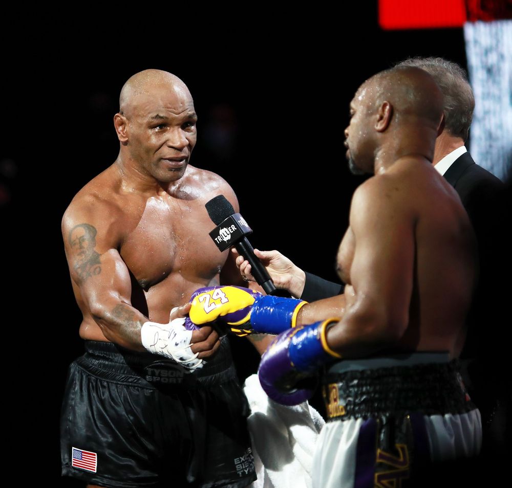 Mike Tyson wants more over-50 fights and he's tough, says Roy Jones Jr