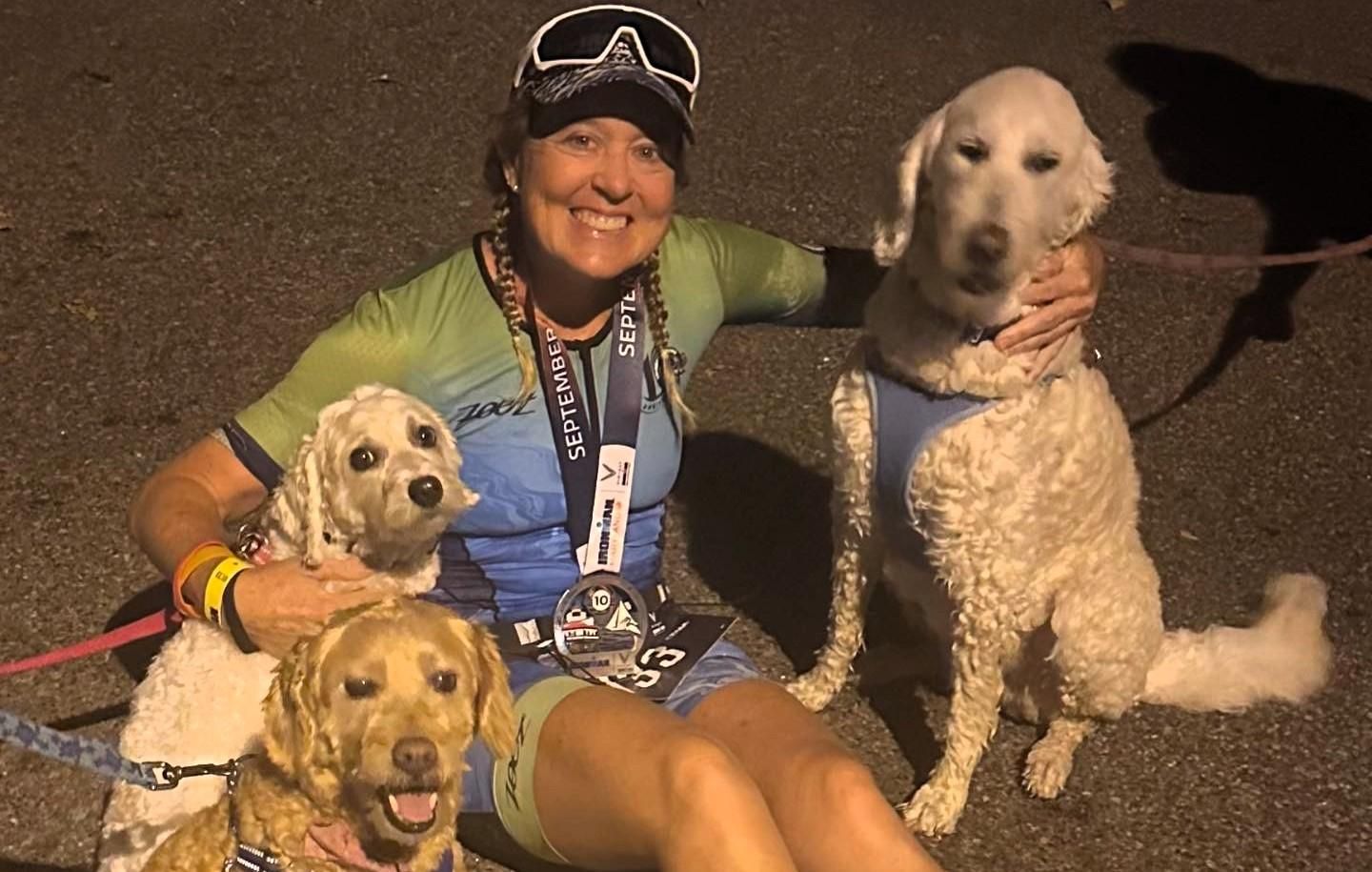 How Jill Walker combines her love for dogs with Ironman triathlons