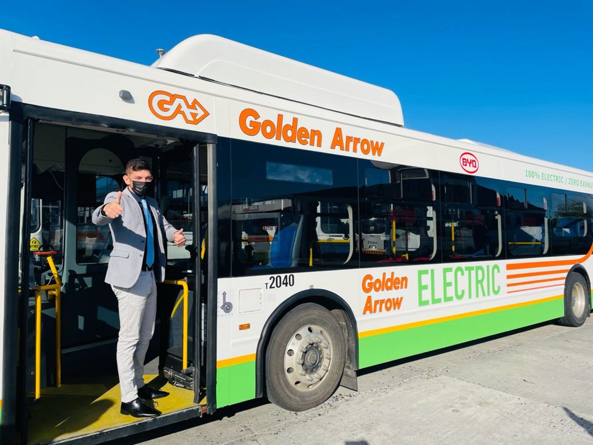 Golden Arrow leads fight to cut emissions with first electric bus in SA