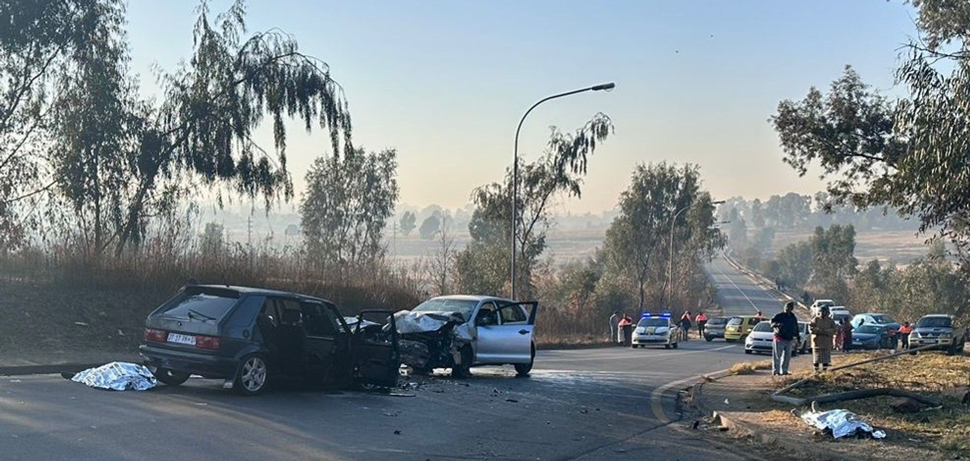 Three people killed in Ekurhuleni as VW Golf crashes into VW Polo