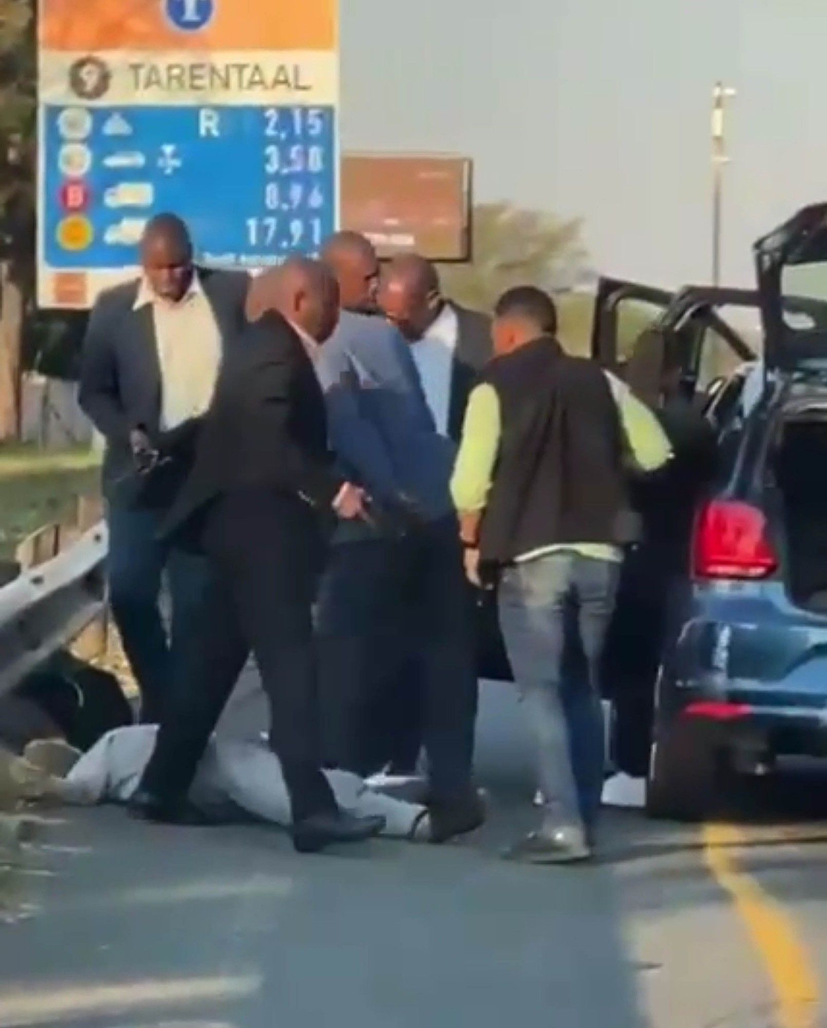 Heavily armed SAPS VIP protection unit members who assaulted a motorist ...