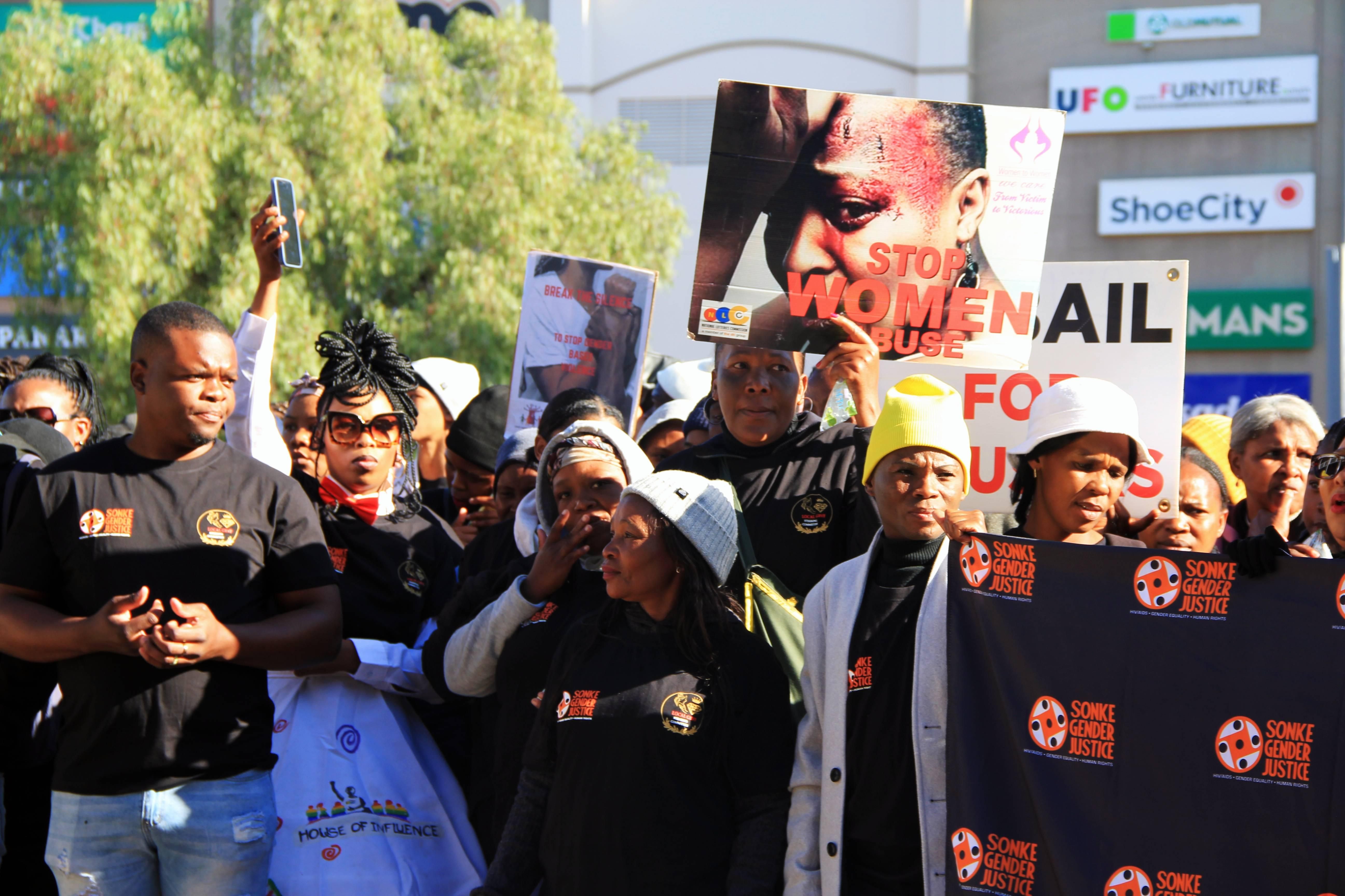 Hundreds unite against GBVF in march to Premier's Office