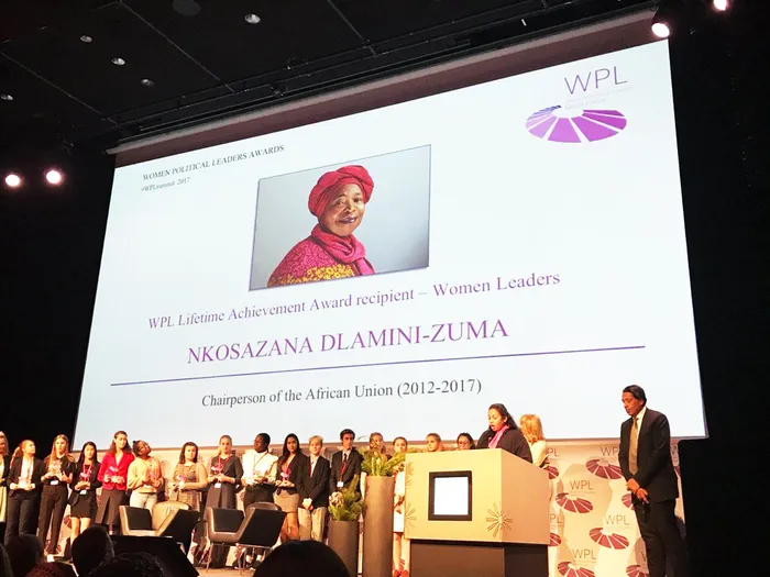 Global leadership award for Dlamini Zuma