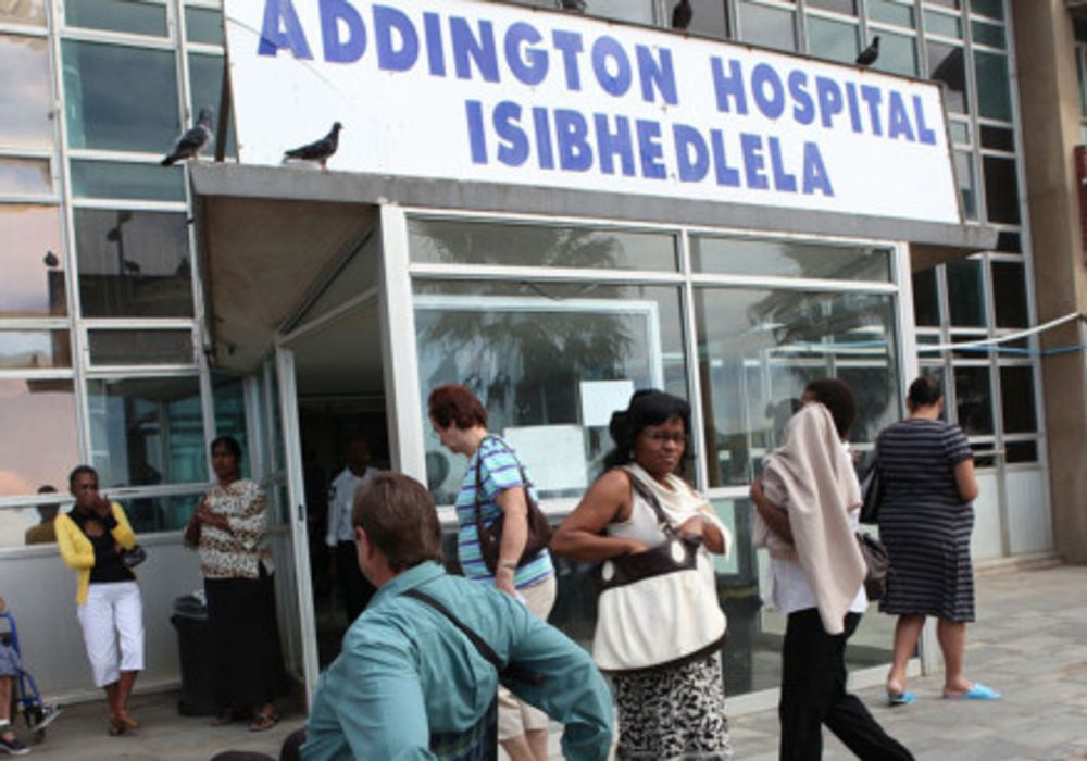 Bullets fly at hospital