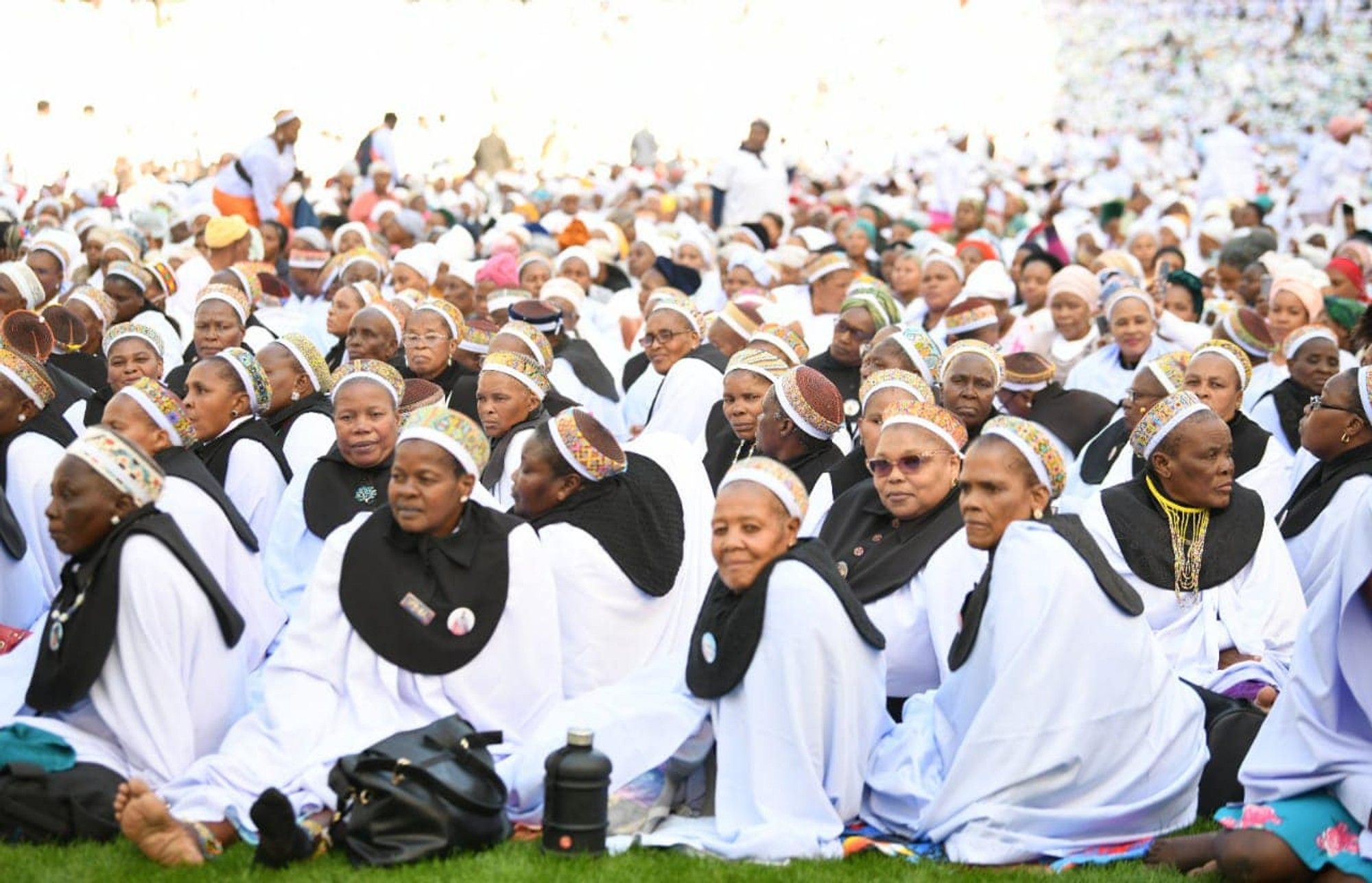 Thousands of Shembe Church devotees gather at Moses Mabhida Stadium for ...