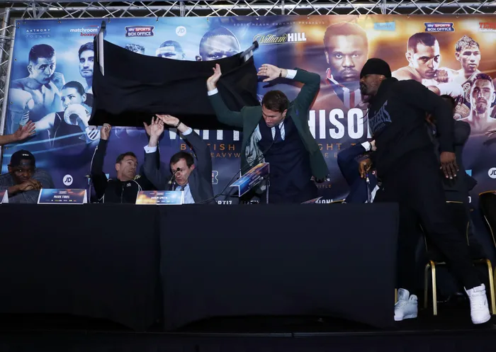 Chisora loses his cool at pre-fight press conference, again!
