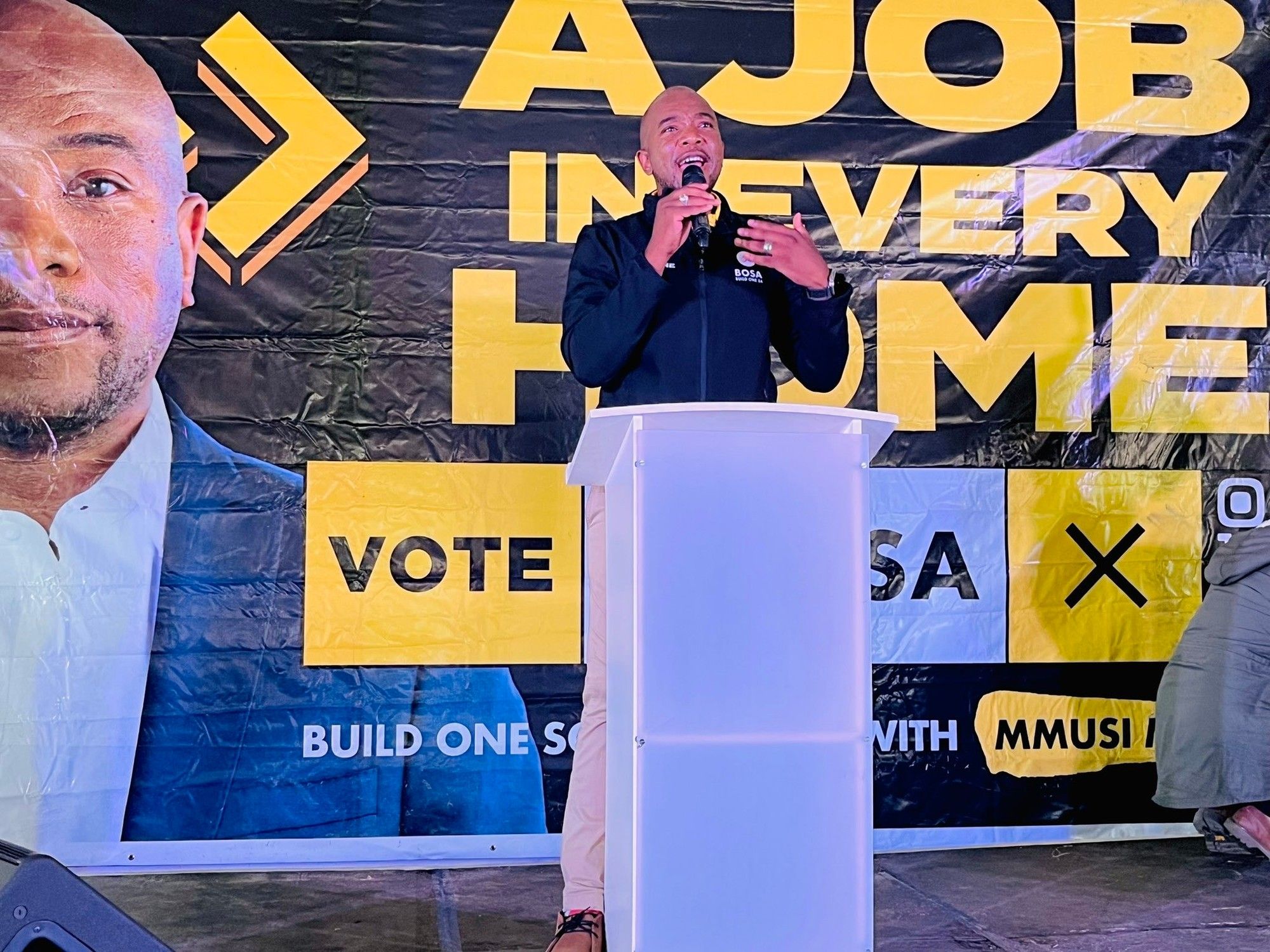 BOSA leader Mmusi Maimane promises economic justice for Western Cape