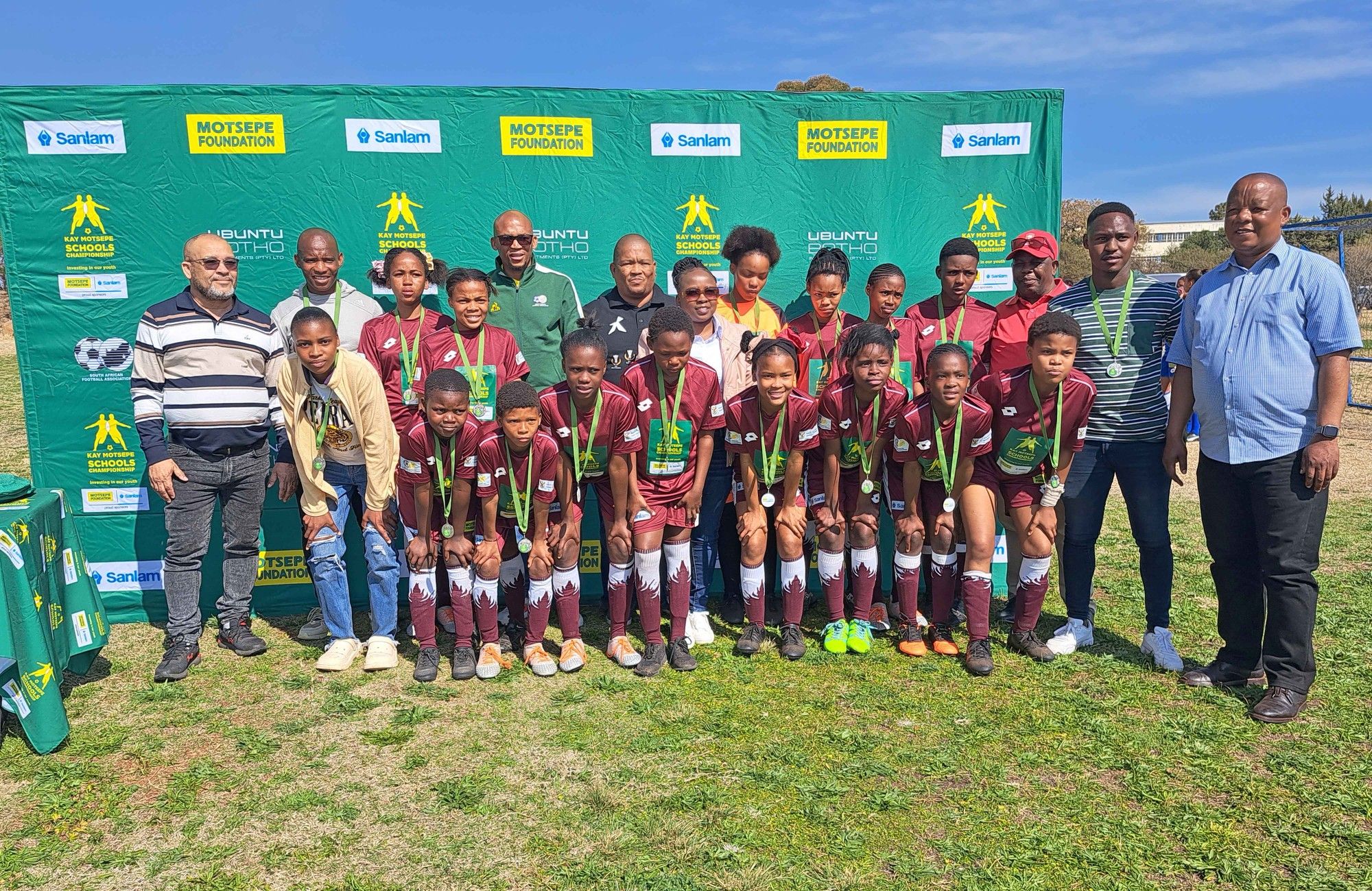 Kevin Nkoane Primary Under-14 girls end as runners-up in Motsepe Under ...