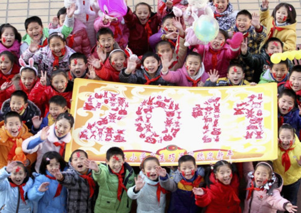 Millions gather to count in new year