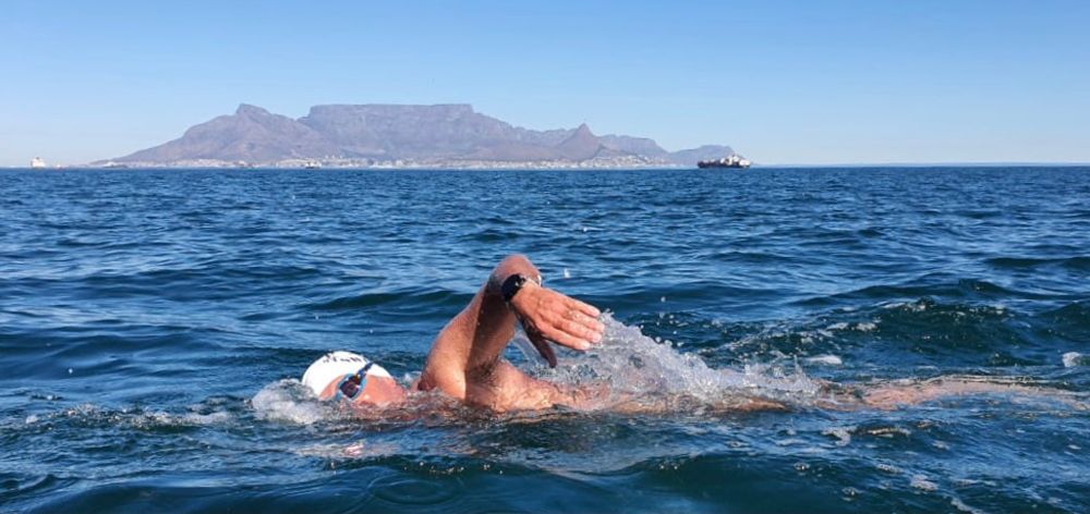 Open-water swimmer’s mission to preserve marine life