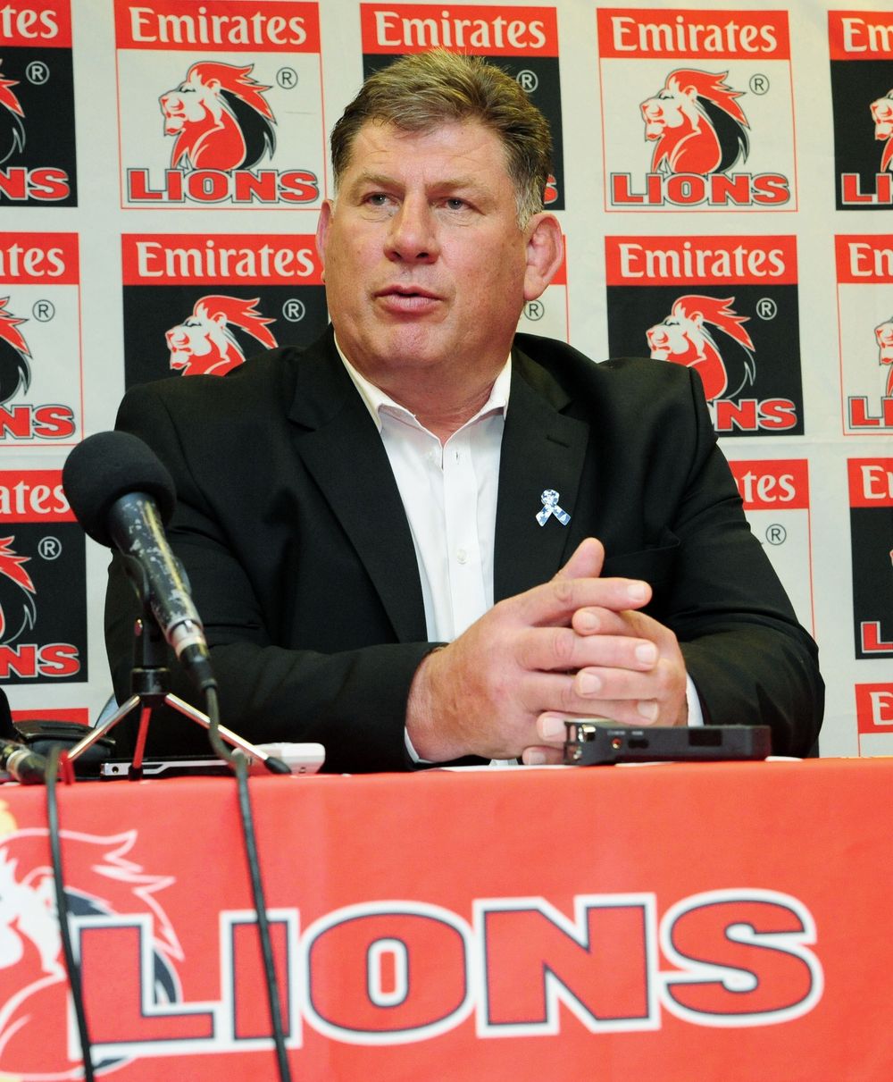 Lions CEO Rudolf Straeuli is positive about the union’s future despite ...