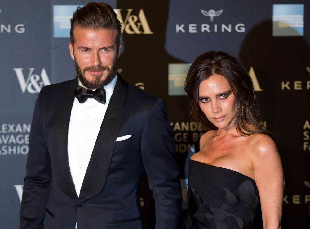 David and Victoria Beckham celebrate 25th anniversary, at a pub