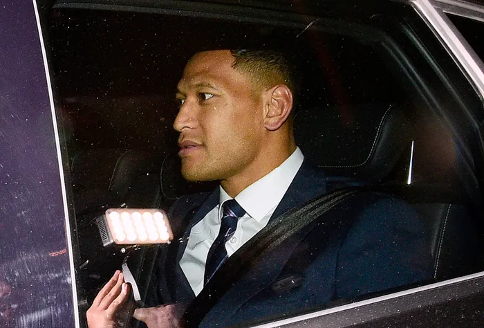 Israel Folau's father defends son's right to cite Bible