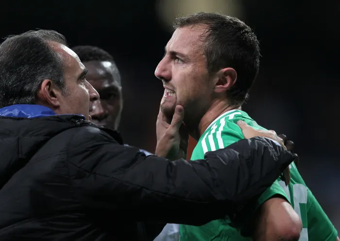Dudek’s jaw fractured