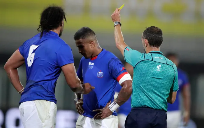 Samoa pair deserved red cards, says Russia coach