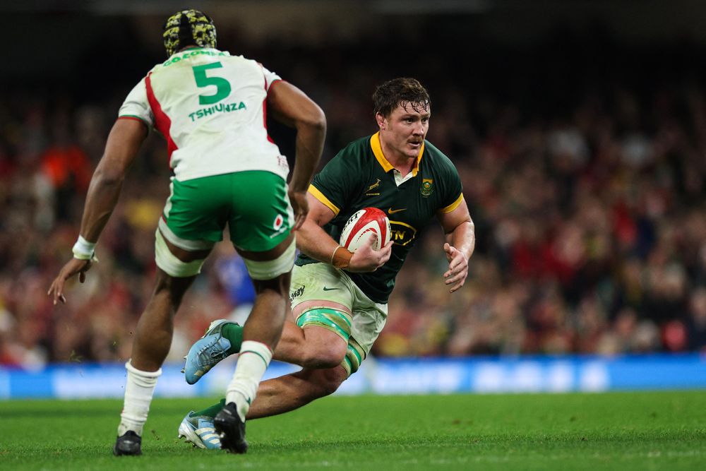 Springboks' Jasper Wiese happy to face All Blacks after 'stupid' headbutt