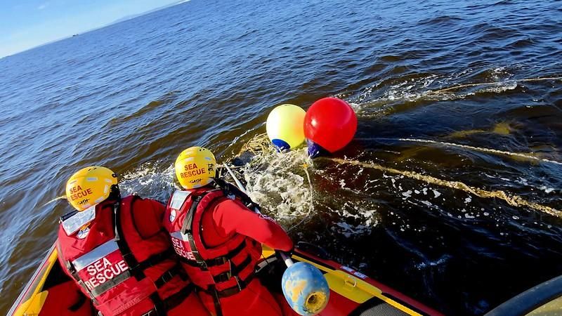 NSRI crews save struggling young Humpback whale tangled in fishing rope