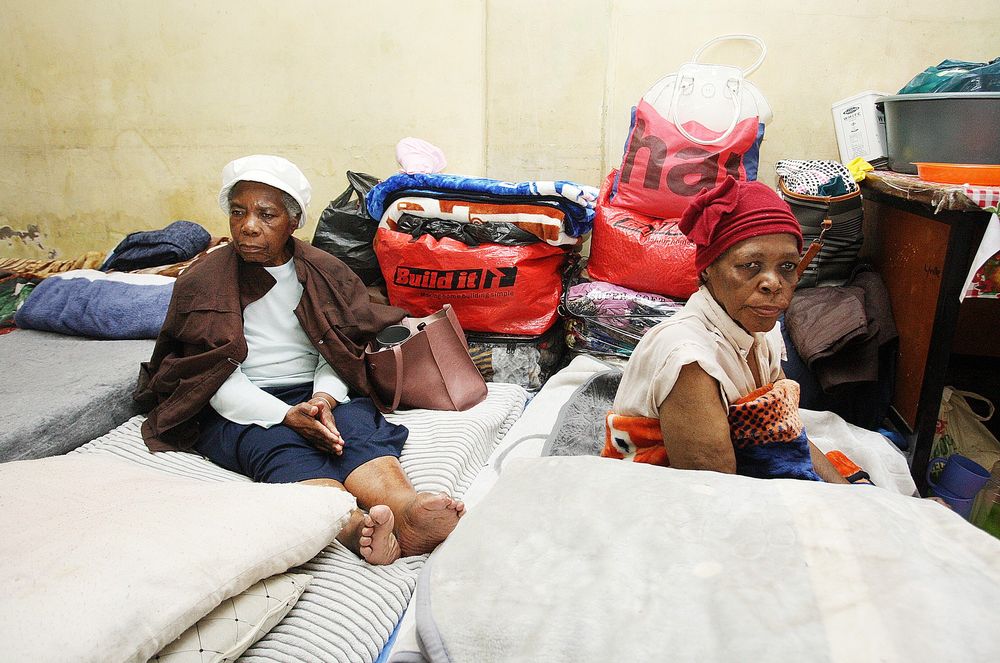 Desperate flood victims evicted from Transnet building outside Durban