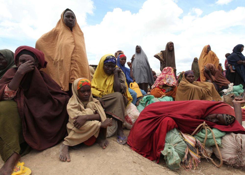 Famine-hit Somalis struggle